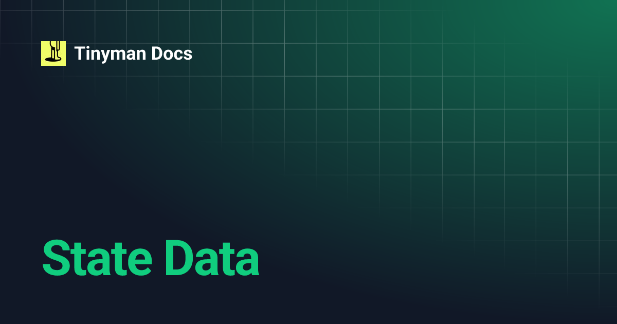 State Data | Tinyman Docs