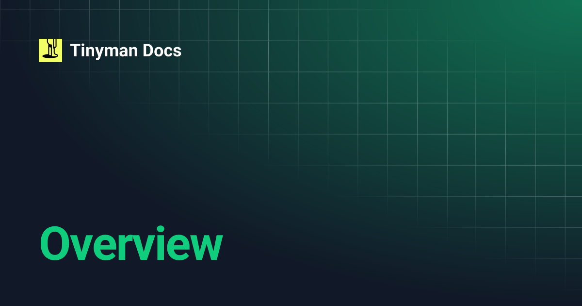 Overview | Tinyman Docs